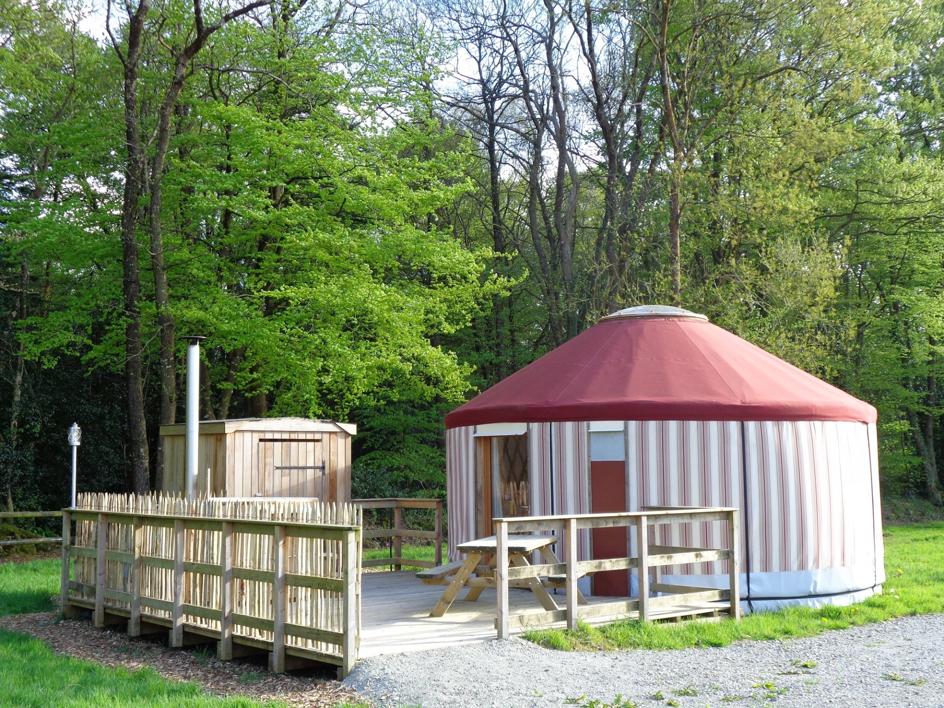 Clyde - Yourte Bretagne - hebergement insolite - dormir bulle