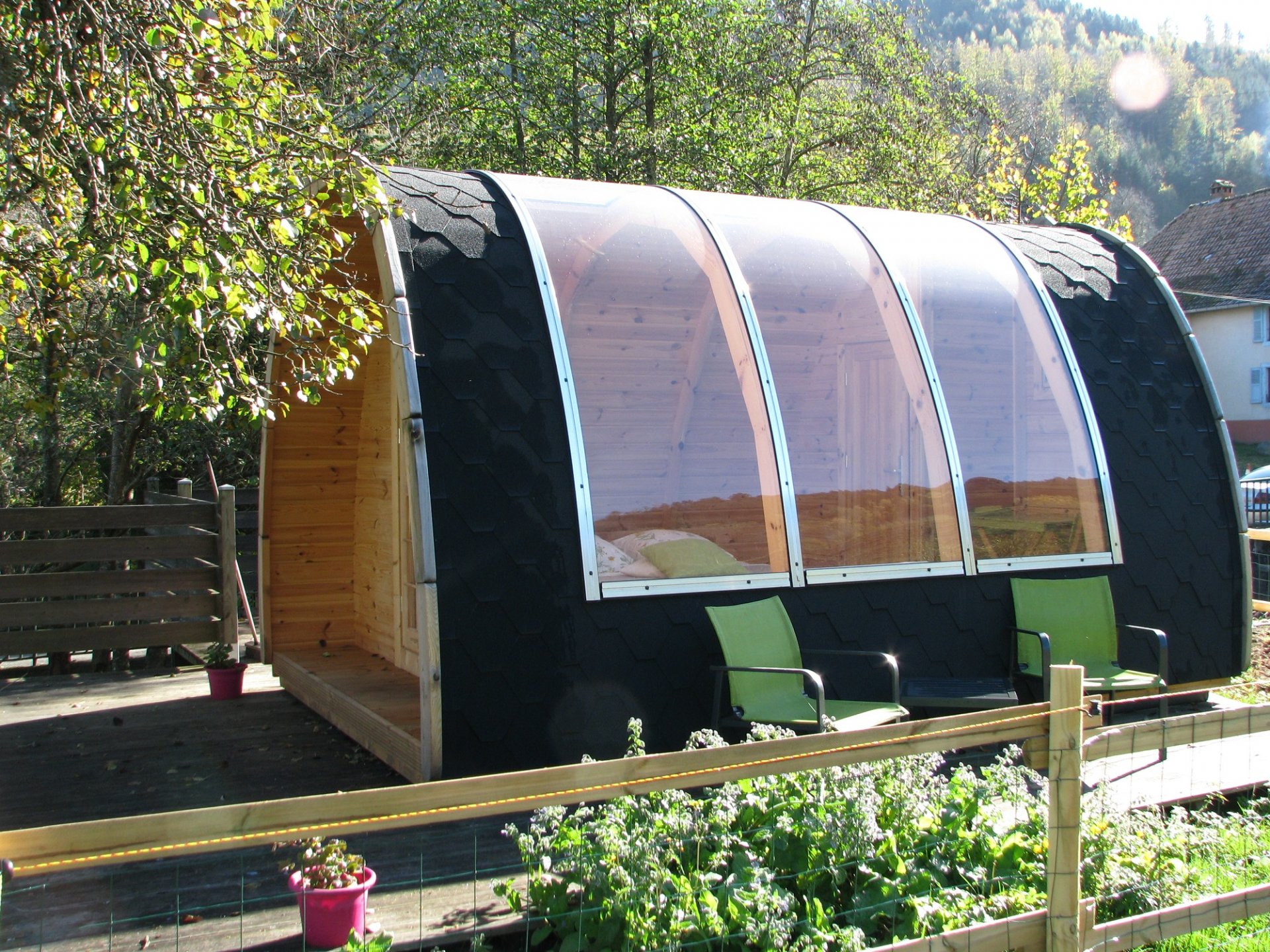 Bull'O Pod - Pod Alsace (Grand Est) - hebergement insolite - dormir bulle